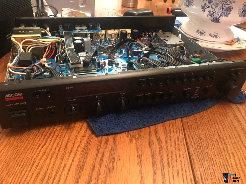 Adcom GFA 545II W/ GTP 500 II Pre Amp Photo #2261712 - US Audio Mart
