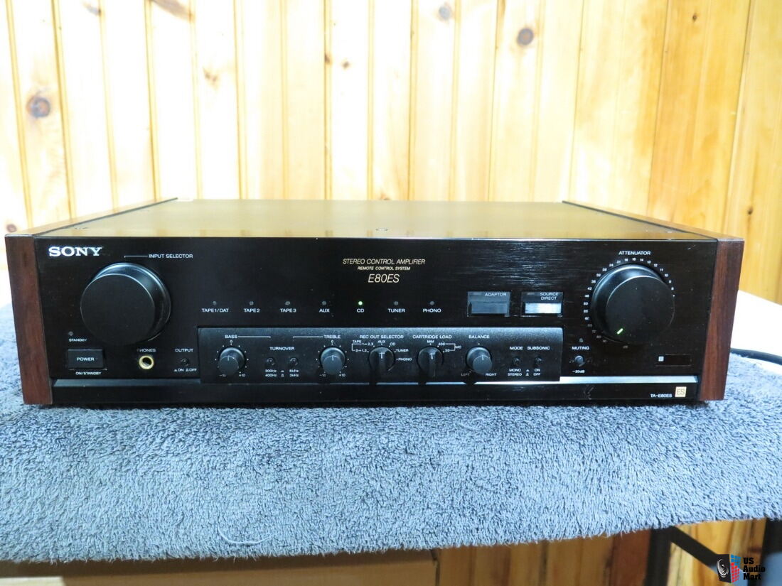 Sony TA-E80ES Preamplifier Audiophile Quality ES Balanced Photo ...