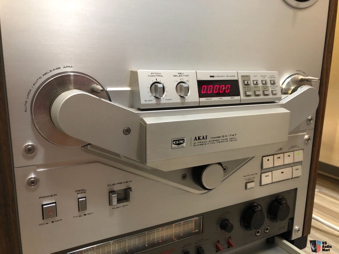 Vintage AKAI GX-747 Reel to Reel Deck VERY RARE ~LOOK~ World Voltage ...