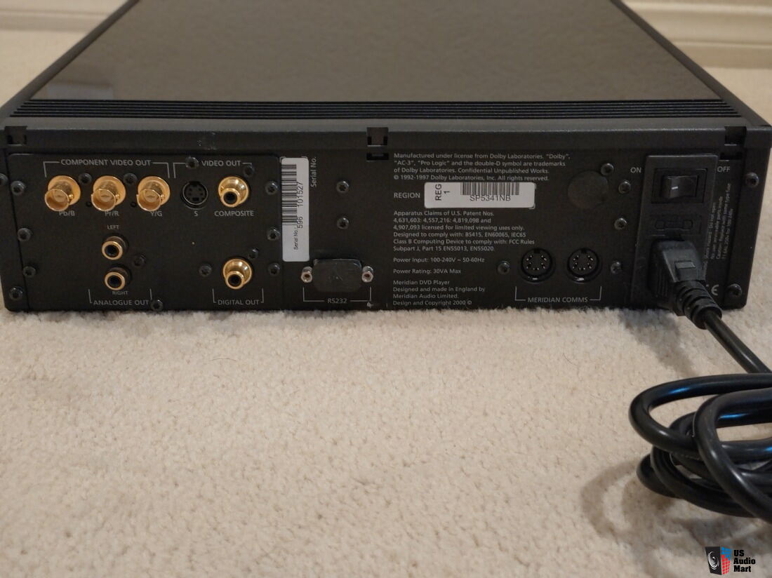 Meridian 596 CD/DVD Player, Plays Most Formats , ALMOST NEW!! Photo ...