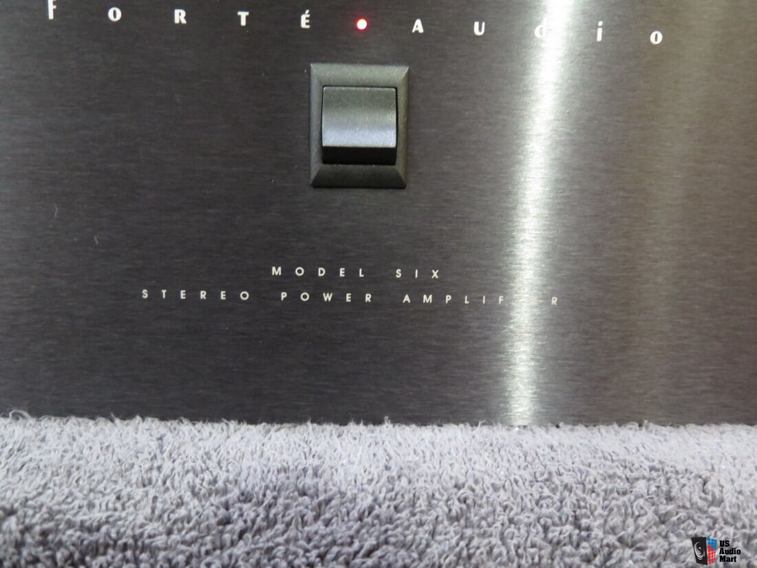 Forte Model Six 6 Power Amplifier Made in USA Audiophile Quality ...
