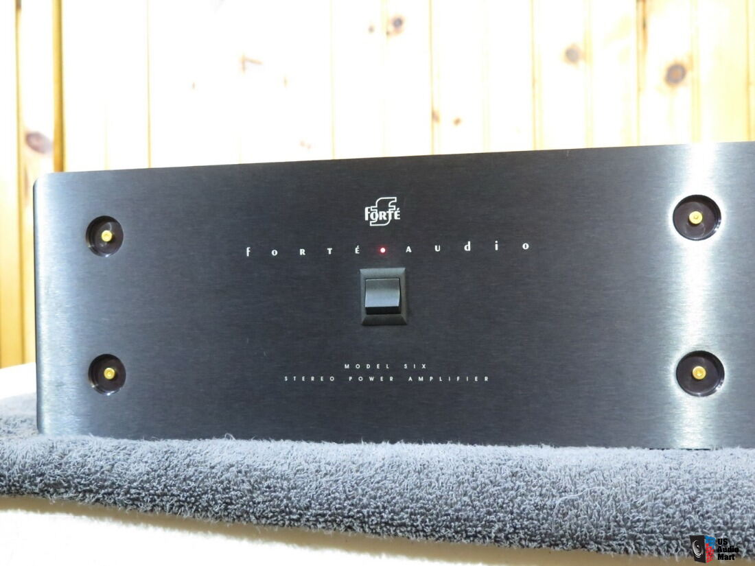 Forte Model Six 6 Power Amplifier Made in USA Audiophile Quality ...