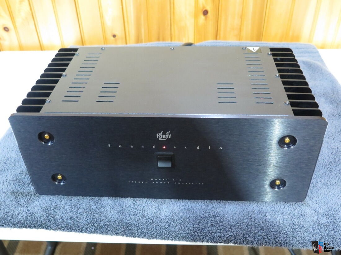 Forte Model Six 6 Power Amplifier Made in USA Audiophile Quality ...