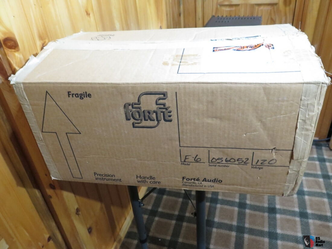 Forte Model Six 6 Power Amplifier Made in USA Audiophile Quality ...