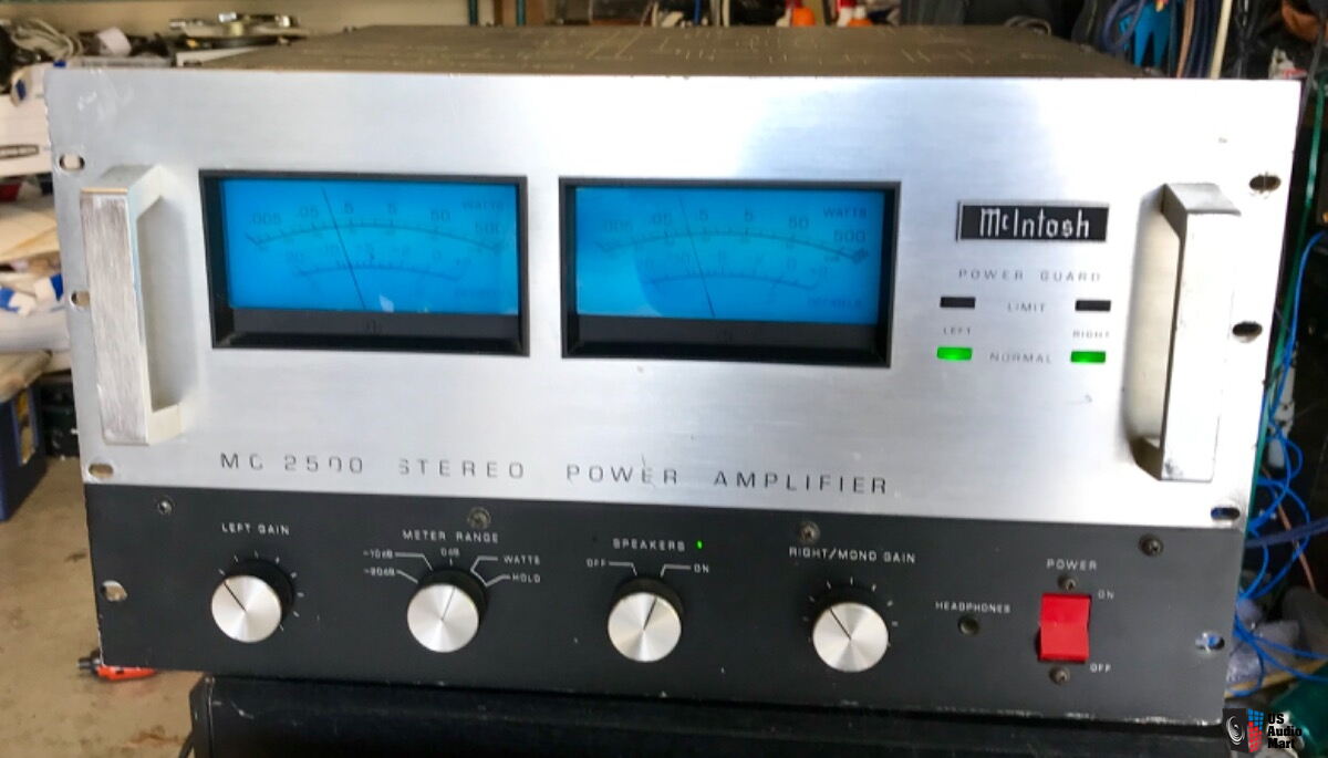 McIntosh MC2500 power amp 500 wonderful watts per channell Photo ...
