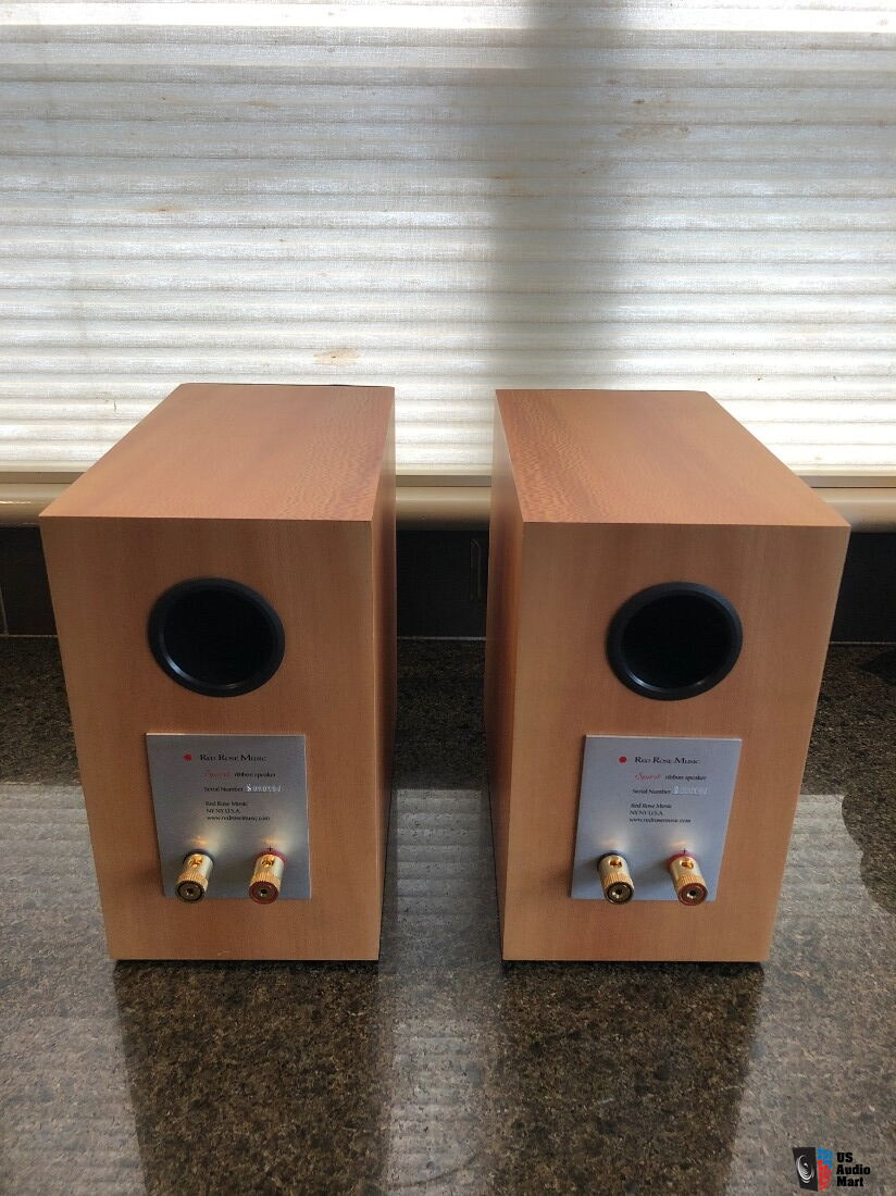 Red Rose Spirit Ribbon Speakers by Mark Levinson planar bookshelf ...