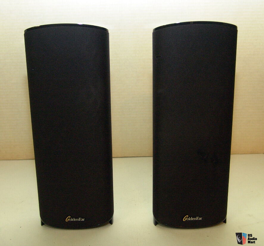 GoldenEar SuperSat 3 Speakers Pair with Stands Original Boxes Photo ...
