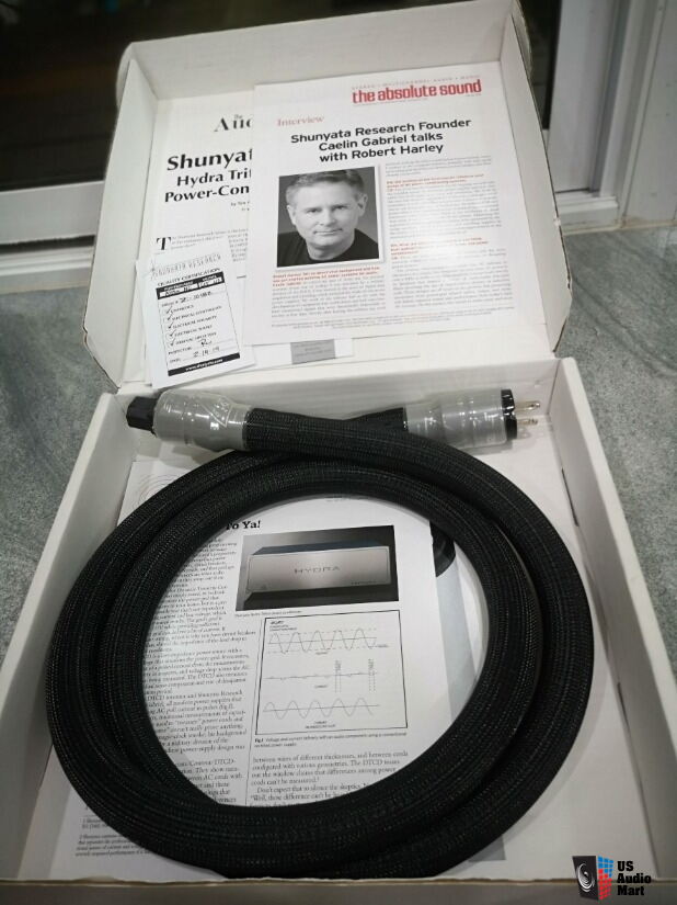 Shunyata Alpha HC 1.75 m & Shunyata Alpha NR 2.25 m power cable, C15 US ...