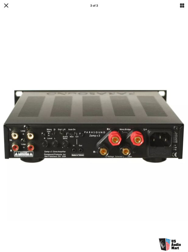 Parasound Zamp V3 Zone Amplifier Photo #2289981 - UK Audio Mart