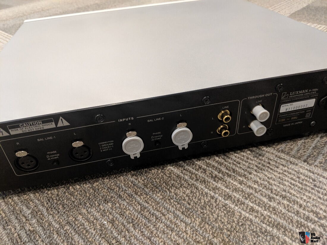 Luxman P700u, Class-A Headphone Amplifier (Silver) Photo #2291022 - US ...