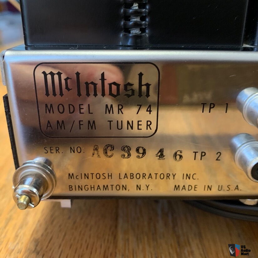 McIntosh MR-74 TUNER, PRISTINE! Photo #2291052 - US Audio Mart