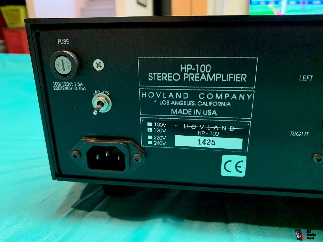Hovland HP100 TUBE Stereo Preamp with superb MC phono. Second owner ...
