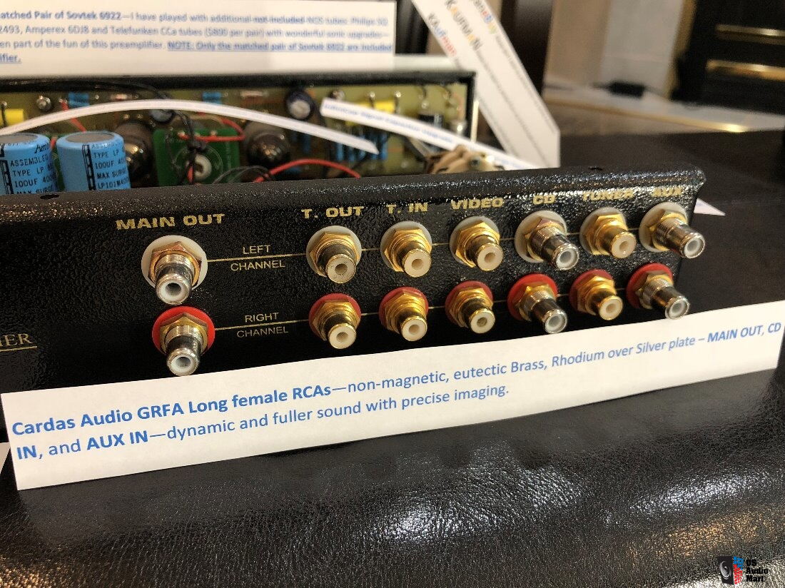 Bruce Moore Companion 2C Vacuum Tube Preamplifier 6922 6DJ8, Hand-Made ...