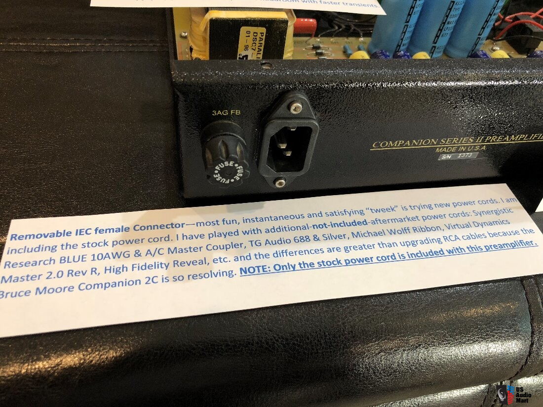 Bruce Moore Companion 2C Vacuum Tube Preamplifier 6922 6DJ8, Hand-Made ...