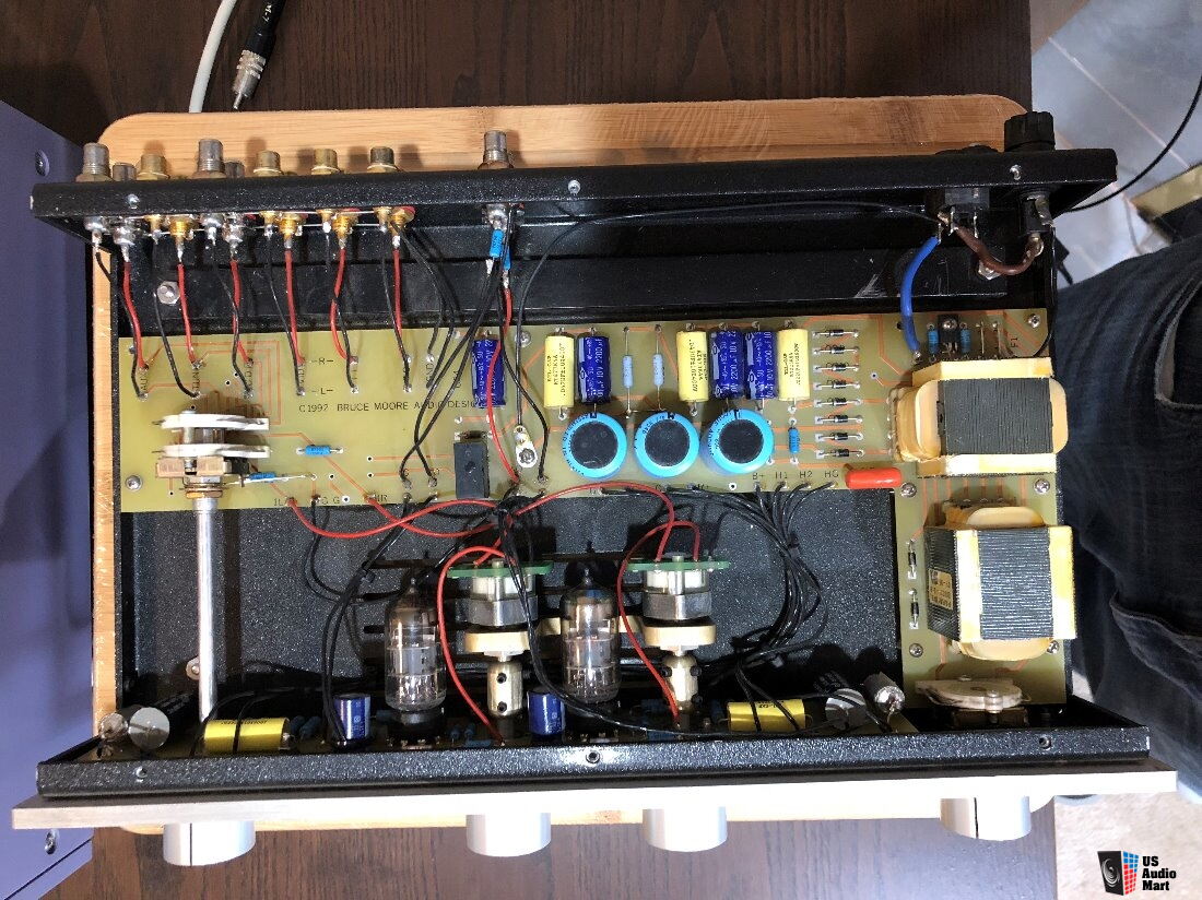 Bruce Moore Companion 2C Vacuum Tube Preamplifier 6922 6DJ8, Hand-Made ...