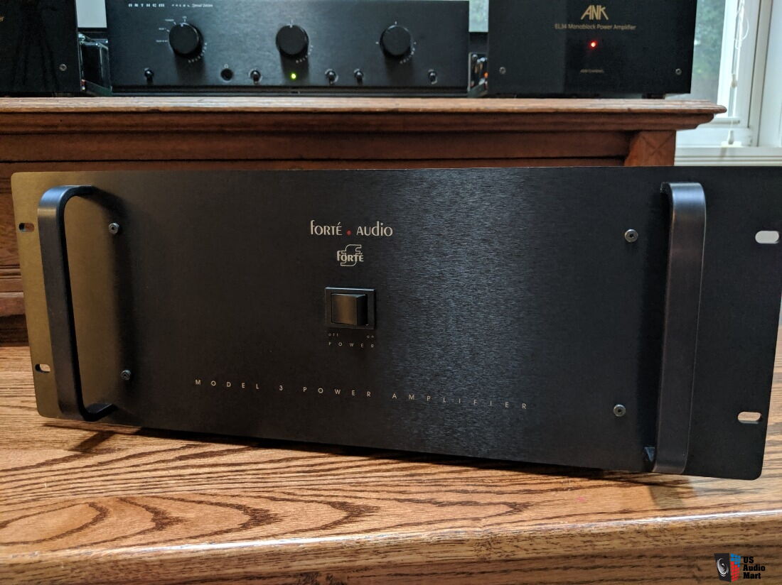 Forte Audio Model Three - 200/400wpc - Can be wired for 50wpc Class A ...