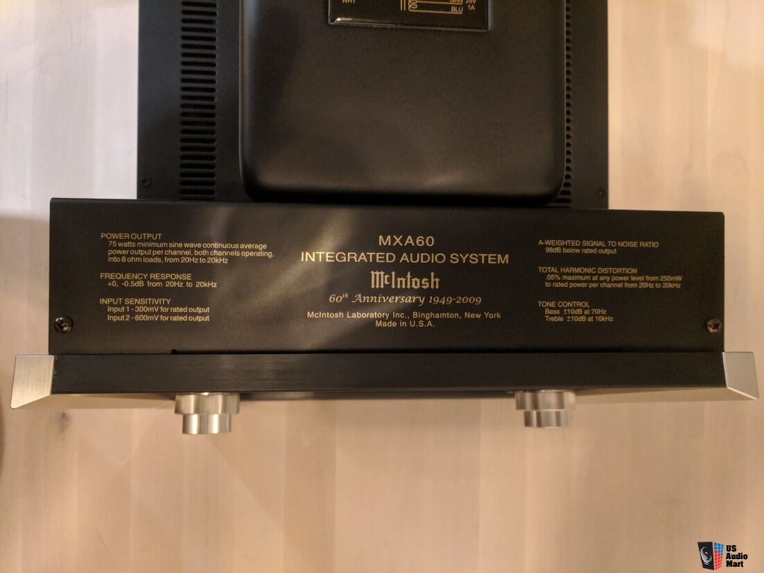 McIntosh MXA60 Integrated Audio System Photo #2305003 - US Audio Mart