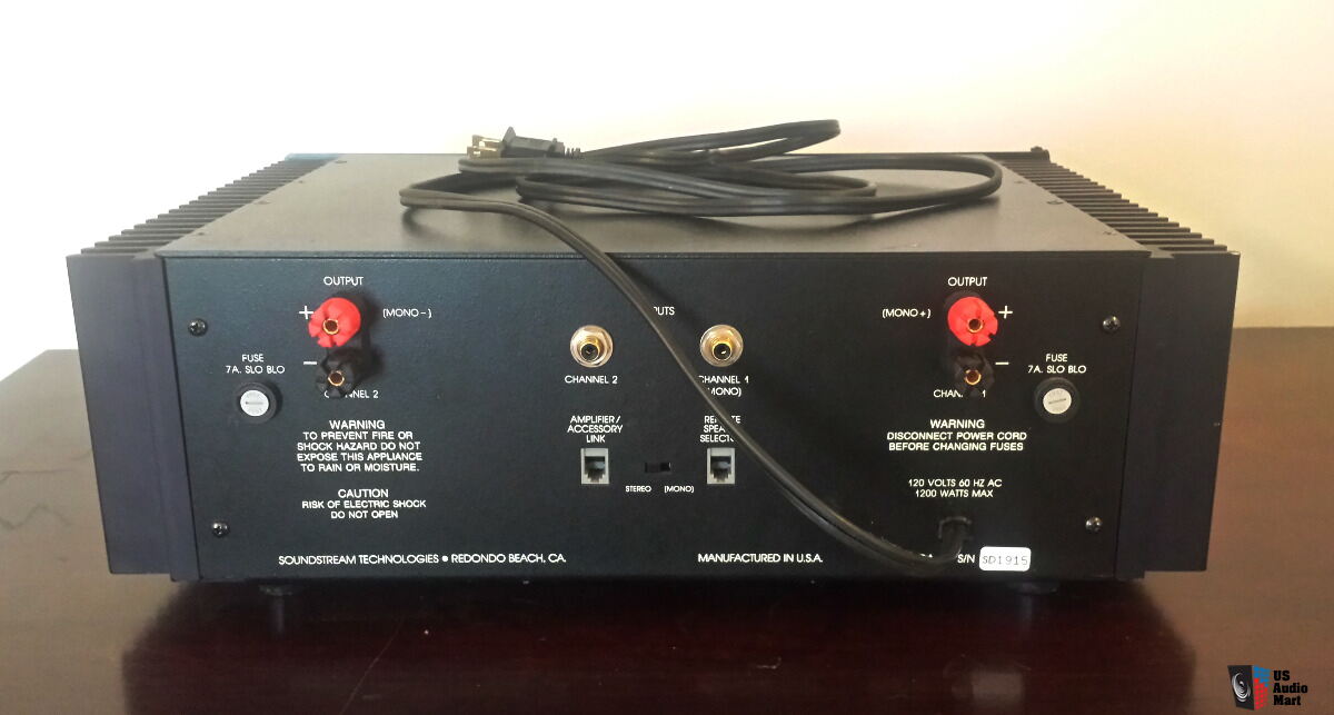 Rare Soundstream DA-1 Dual Monaural Power Amplifier 200w/ Channel ...