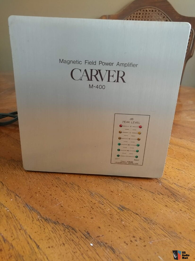 Carver M400 Stereo Amplifier. Serviced & refreshed professionally Photo ...