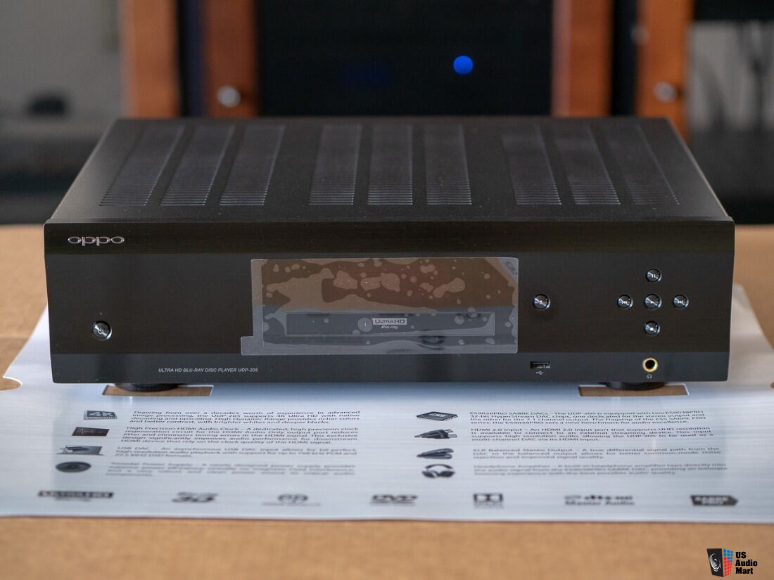 Oppo UDP-205 4K Ultra HD Audiophile Blu-ray Disc Player Photo #2310570 ...