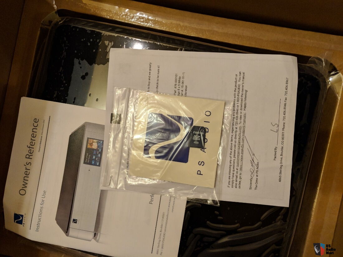 PS Audio DIRECT Stream DAC. Brand New. & LATEST BUILD Photo #2312050 ...
