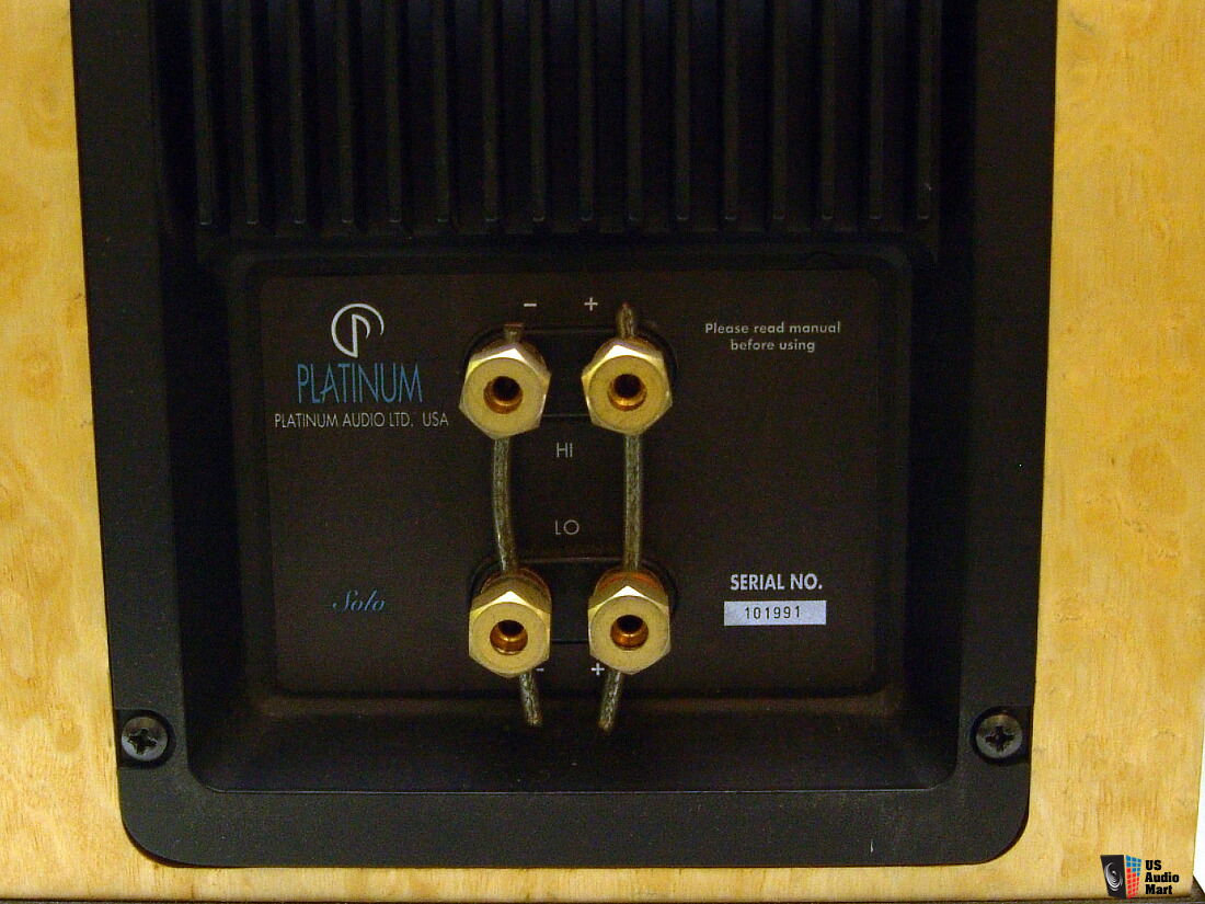 Platinum Audio Solo Speakers with Original Box Photo #2316132 - US ...
