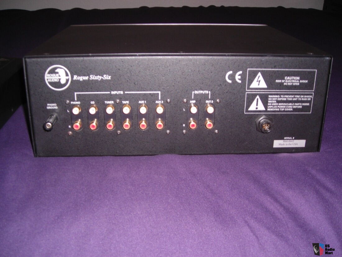 Rogue Audio 66 LSR Tube Preamp (Line Stage w/Remote) Photo #2316998 ...