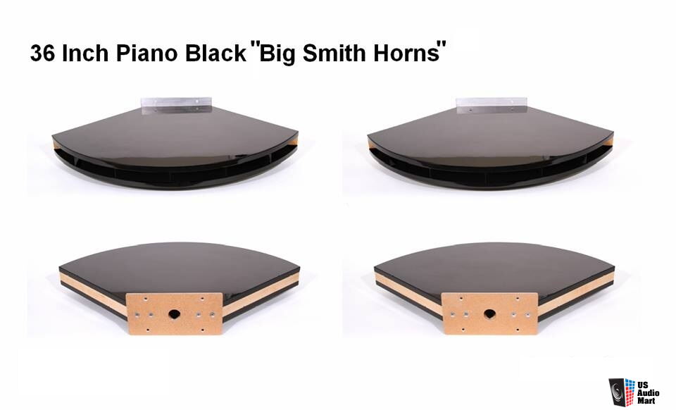 36 Inch Piano Black Big Smith Horns For Sale - US Audio Mart