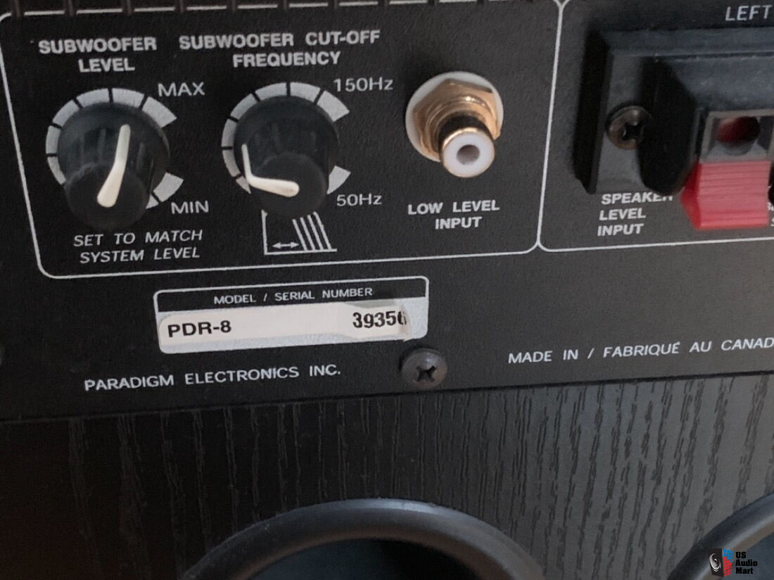 Paradigm PDR-8 Powered Subwoofer Photo #2321572 - UK Audio Mart