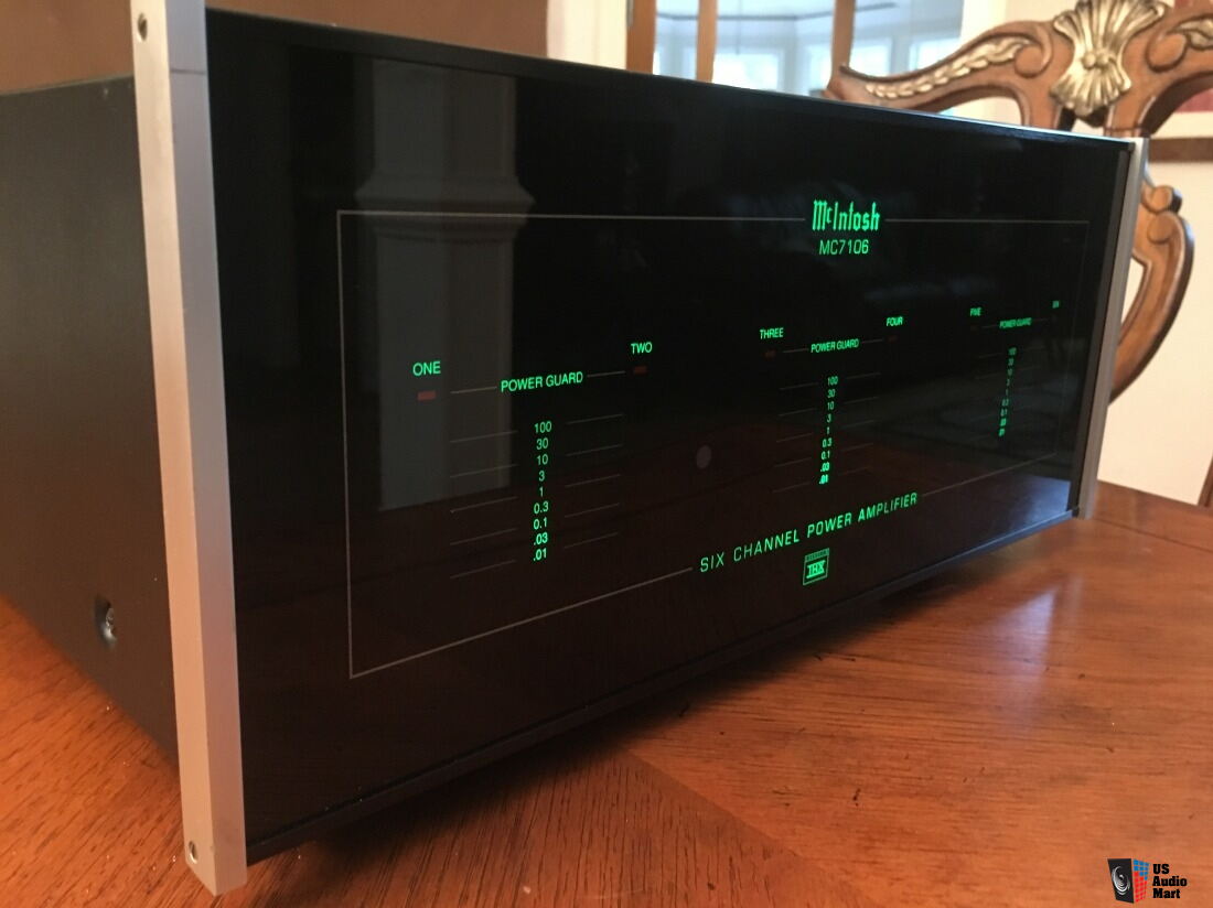 McIntosh MC7106 - 6 Channel Amplifier with new Illumination LED lamps ...