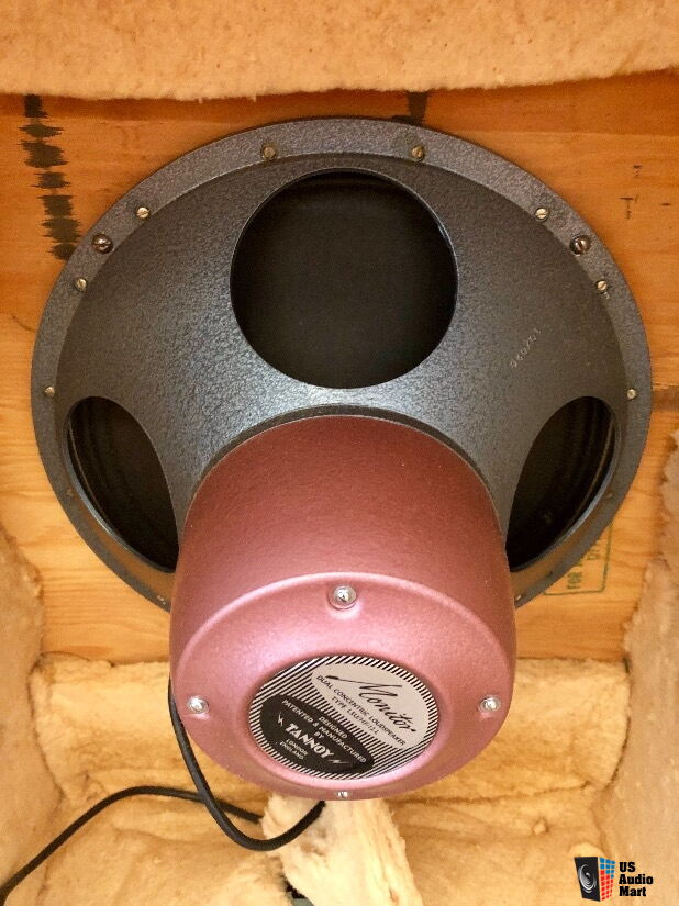 Tannoy 12" Red in Original Lancaster cabs Photo #2330179 - US Audio Mart