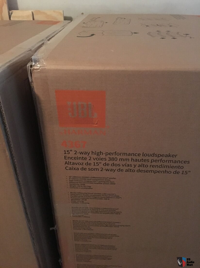 MINT JBL 4367 Studio Monitors - Walnut Photo #2335296 - US Audio Mart