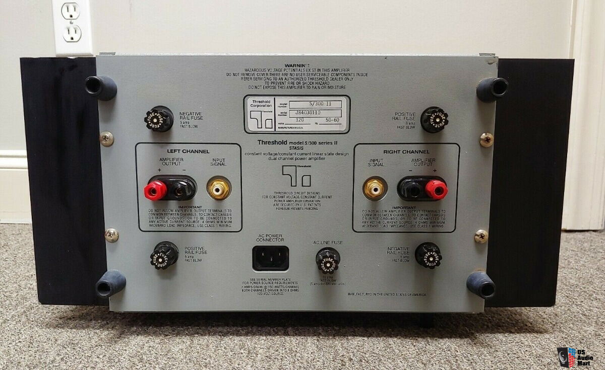 Vintage Threshold S/300 150 WPC Vintage Hi-Fi Power Amplifier, Tested ...