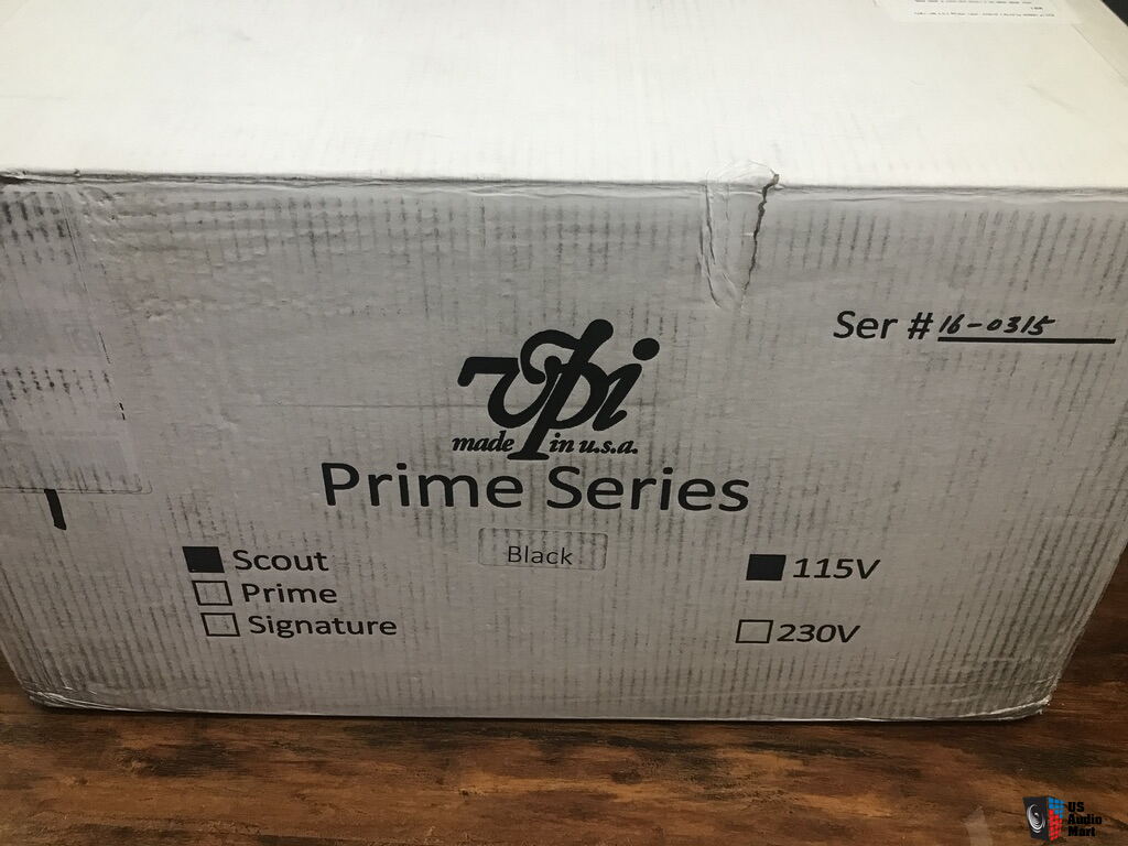 Brand new in box VPI Prime Scout Turntable with Soundsmith Cartridge ...
