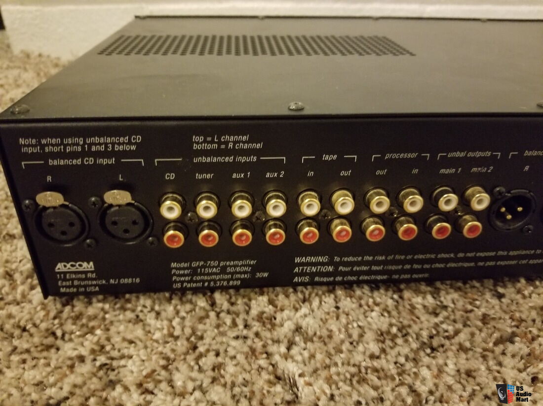 Adcom gfp-750 preamp (blue board) Photo #2344464 - US Audio Mart