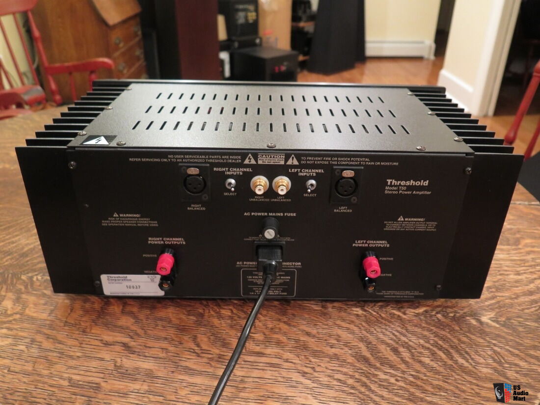 Threshold T50 Class A Power Amplifier Made in USA Audiophile Quality ...
