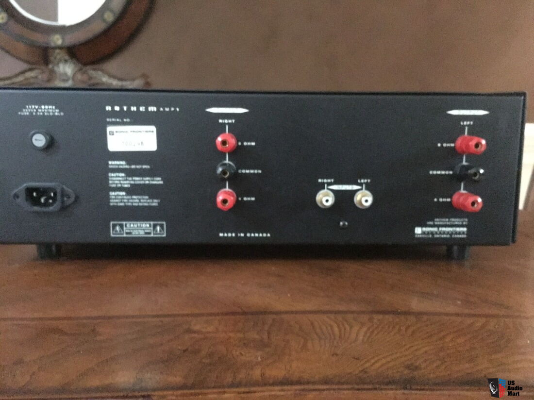 Anthem Pre 1L Line stage preamp and Anthem Amp 1 amplifier Photo ...