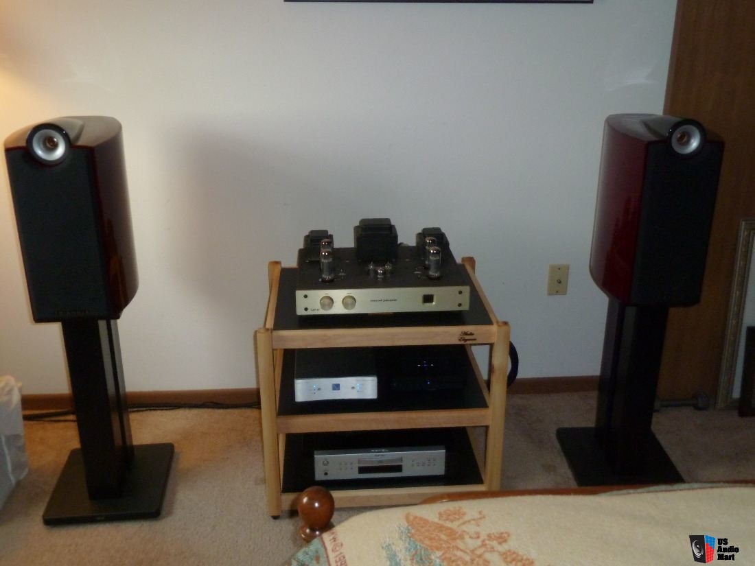 Triangle Signature Theta Loudspeakers - Gloss Mahogany - Ex. Condition ...