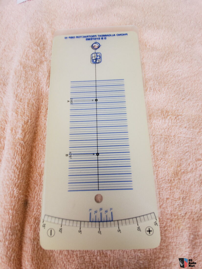DB Systems Cartridge alignment Protractor Photo #2354545 - US Audio Mart