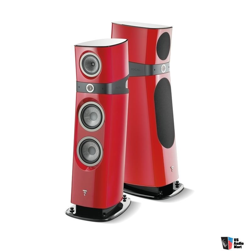 Focal Sopra No. 3 Loudspeakers in Inperial Red Finish (Demo /w full ...