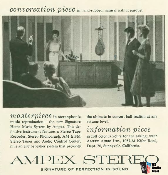 Stunning 1961 Ampex 8202 Signature Console Cabinet by Henredon Photo ...