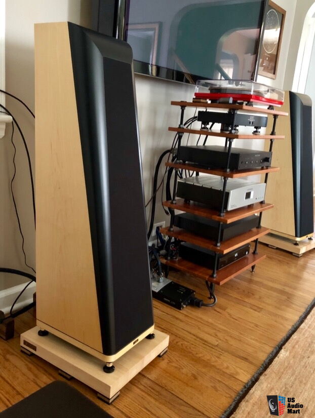 Thiel 2.4 Loudspeakers With Extras! Clarity Caps, Butcher Block ...
