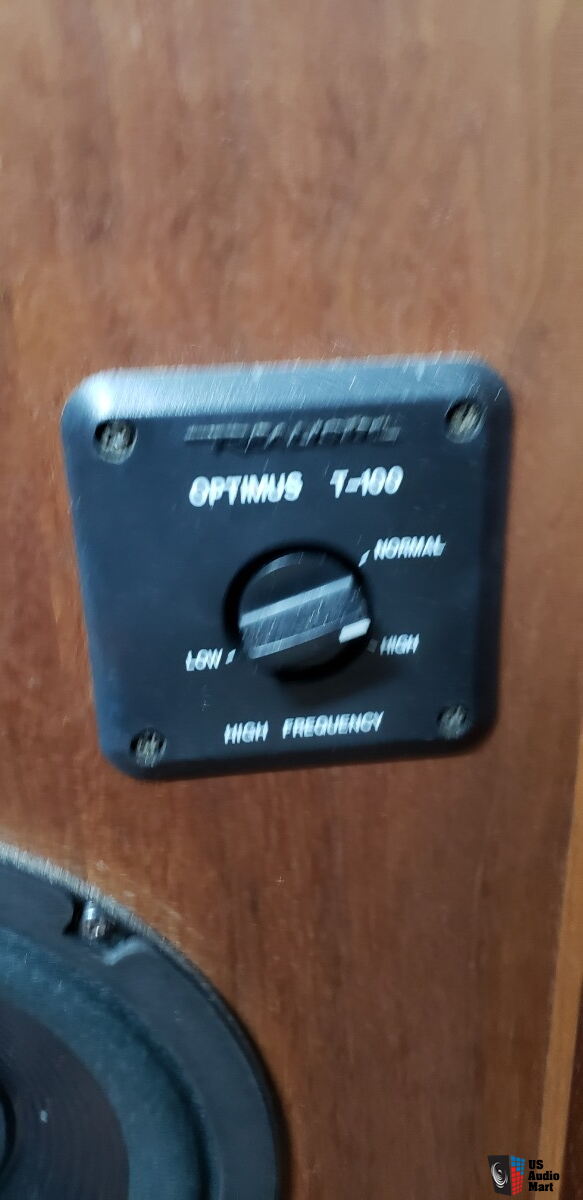 Vintage Realistic Optimus T-100 Speakers Photo #2365856 - US Audio Mart