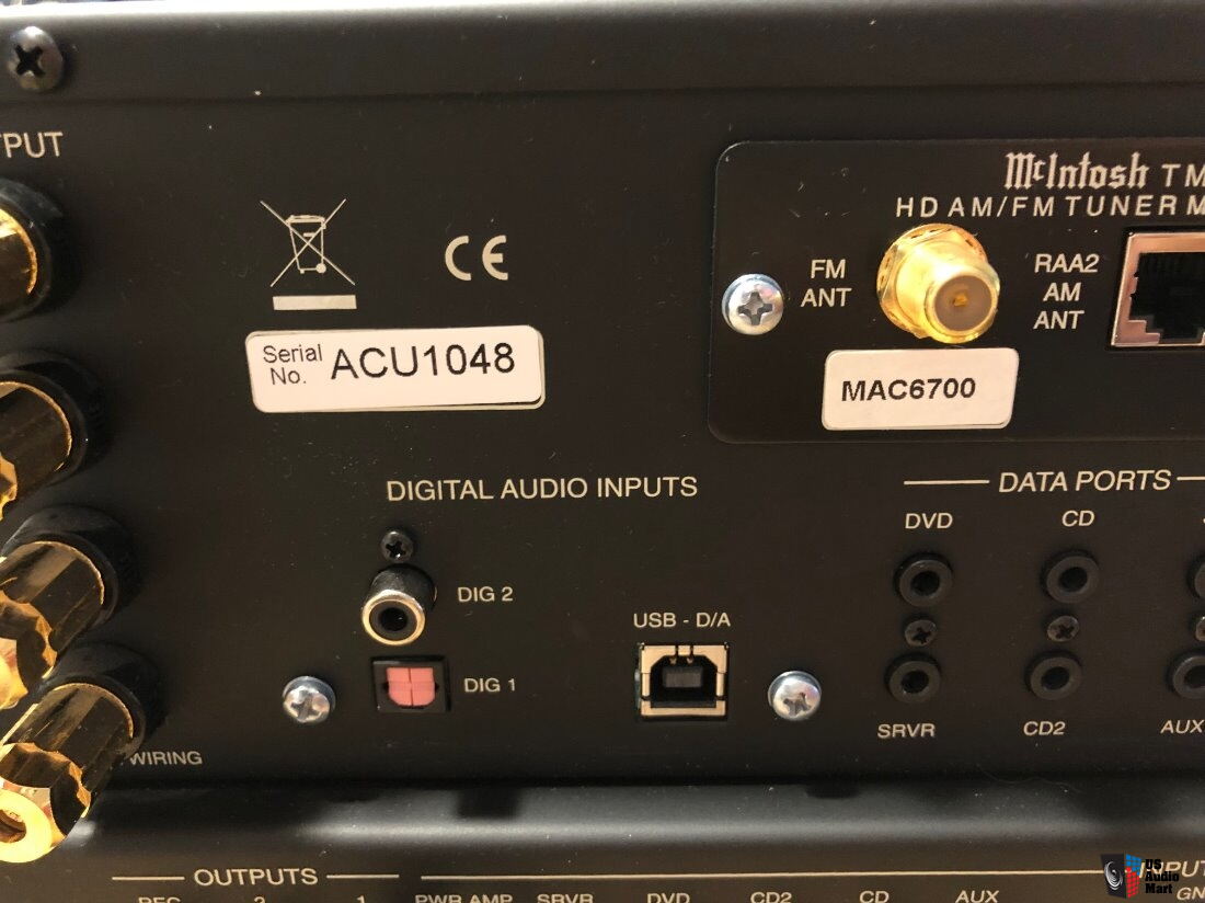 McIntosh MAC-6700 Integrated Amplifier, High Performance DAC, 200 W/P/C ...