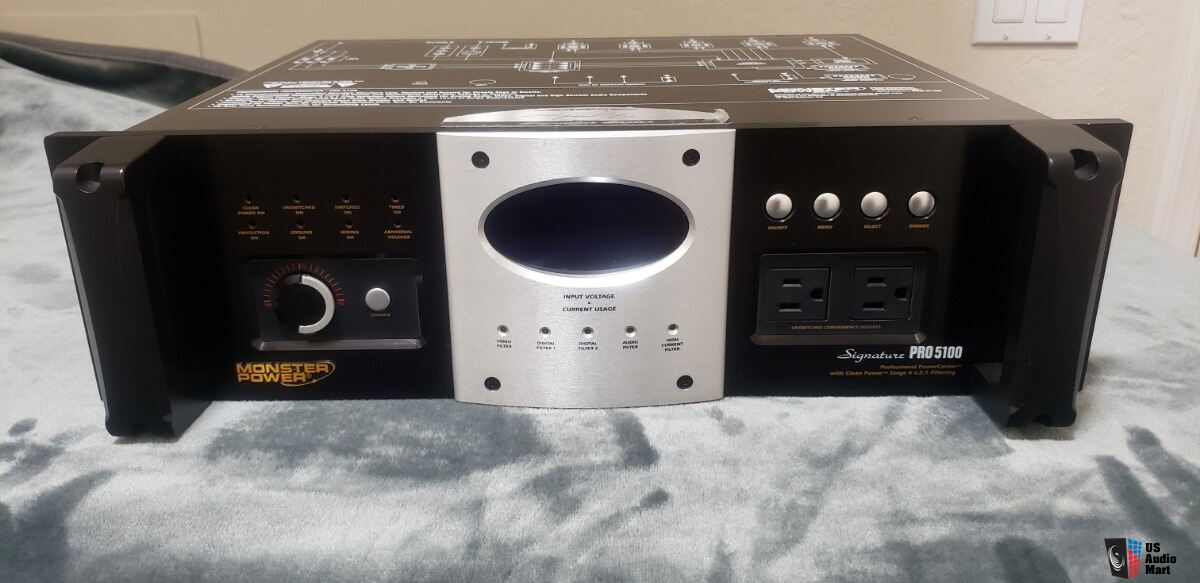 Monster Signature Series Pro Power 5100 PowerCenter UHC Surge Protector ...