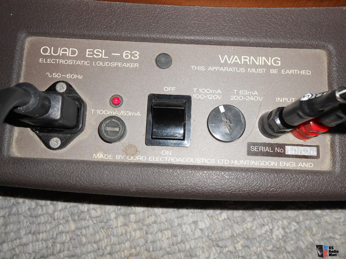 Quad ESL-63 Electrostatic Speakers Photo #2378988 - UK Audio Mart