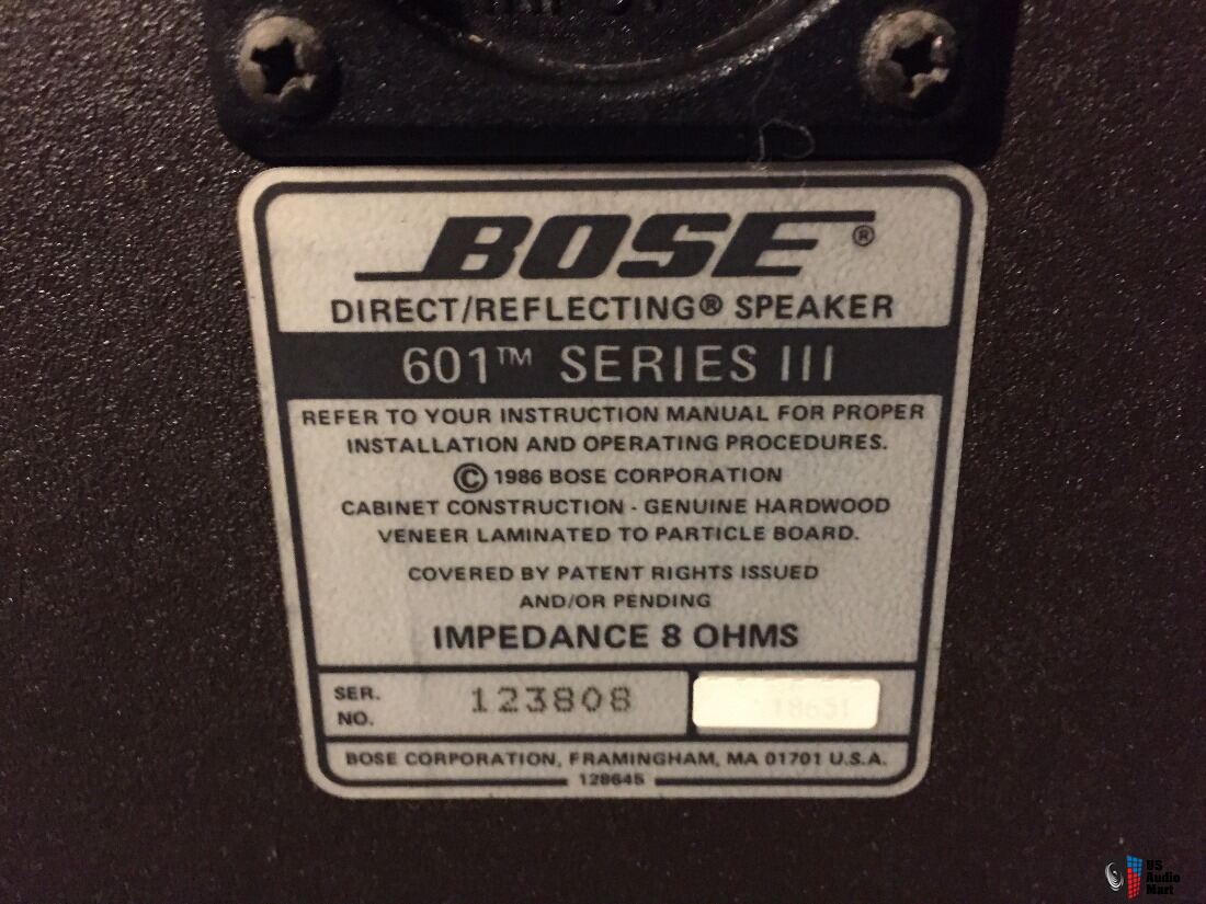 Bose 601 Series III Vintage Stereo Speakers Photo #2380476 - UK Audio Mart