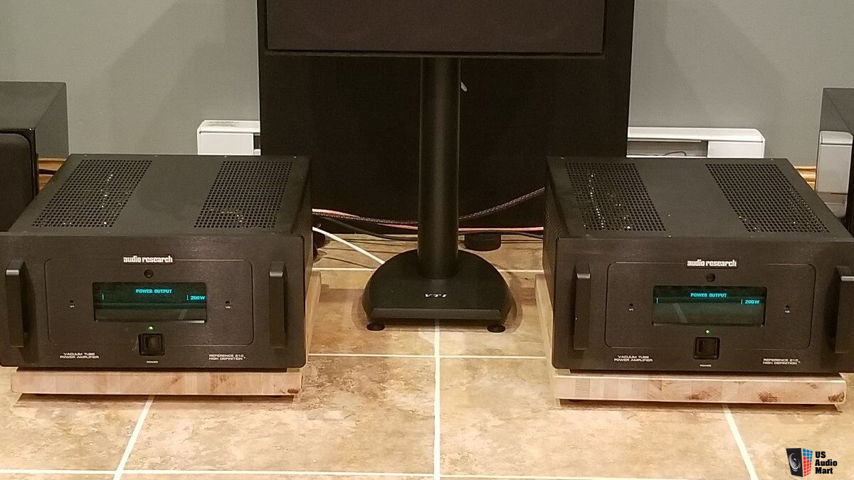 Audio Research Reference 210 Amps Black or Natural For Sale - US Audio Mart
