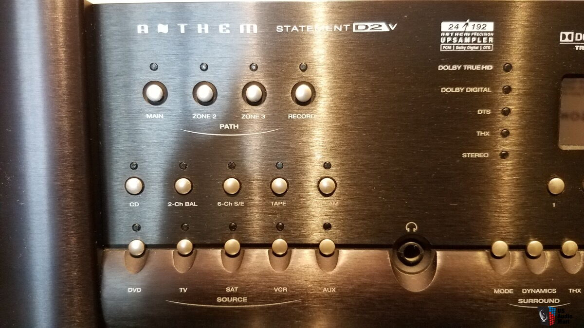 Anthem Statement D2V Preamp/Processor Photo #2386816 - US Audio Mart