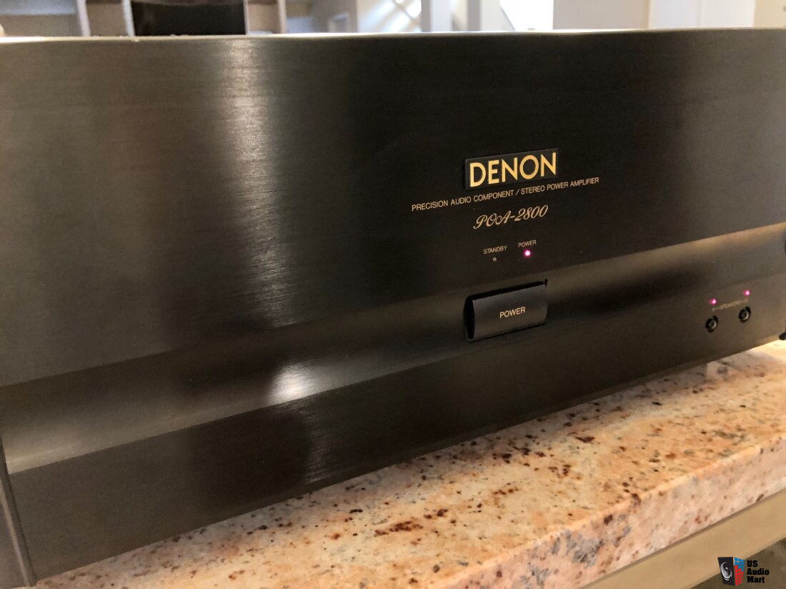 Denon POA-2800 CLASS A, Hi-Fi Solid State 2-CH 200W/P/C Power Stereo ...